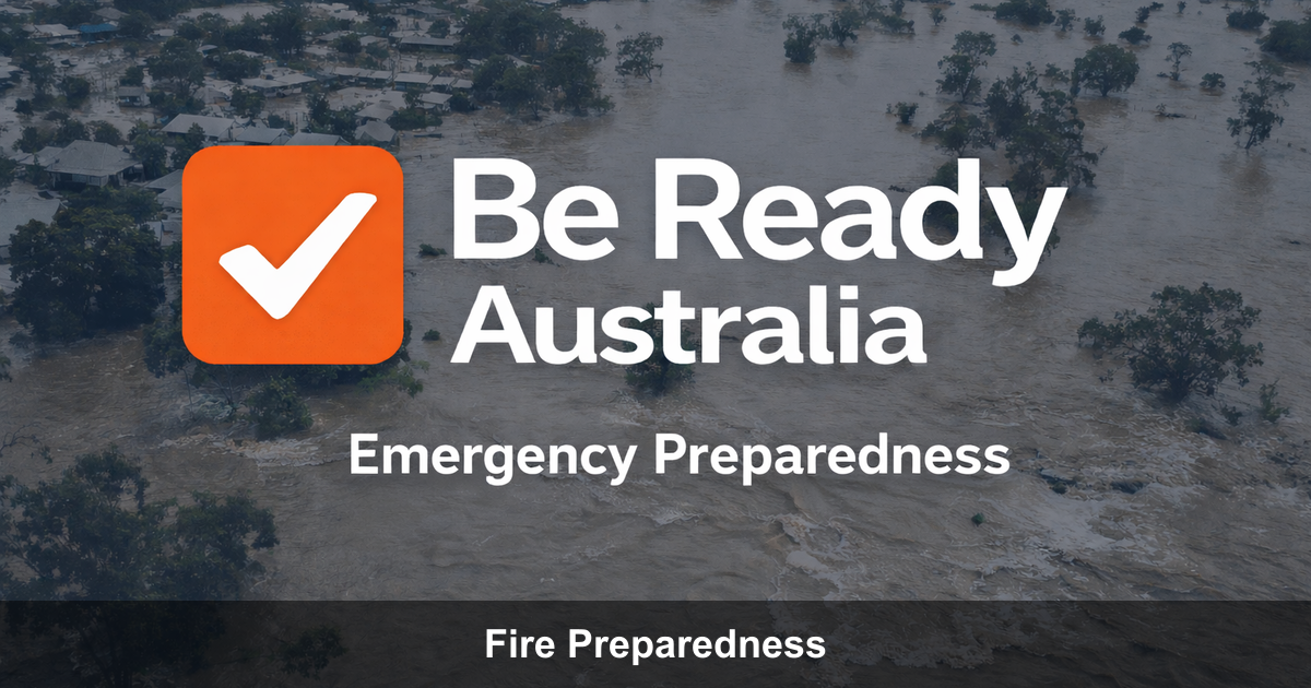 Fire Emergency Kits | Be Ready Australia | Be Ready Australia